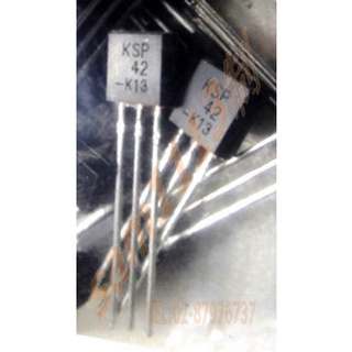 113電晶體 KSP42 TO-92 FAIRCHILD 0.5A 300V 高壓放大 MPSA42 ON >>30個 | 蝦皮購物