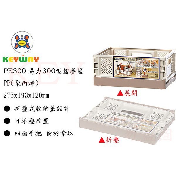 KEYWAY館 PE300 易力300型摺疊籃 所有商品都有.歡迎詢問 | 蝦皮購物