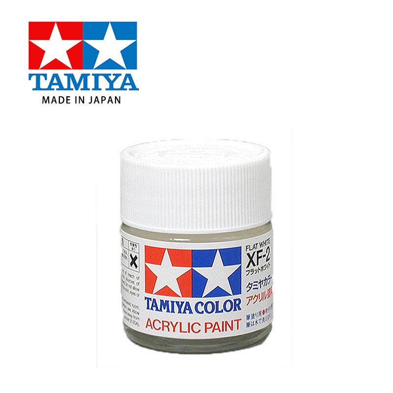 【鋼普拉】現貨 田宫模型漆 TAMIYA 81702 XF-2 XF2 模型專用 水性漆 消光白色 10ml | 蝦皮購物
