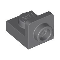 AndyPB 樂高LEGO 深灰色 反向/轉向/側接 1x1-1x1 [36840] Bracket 6225494 | 蝦皮購物