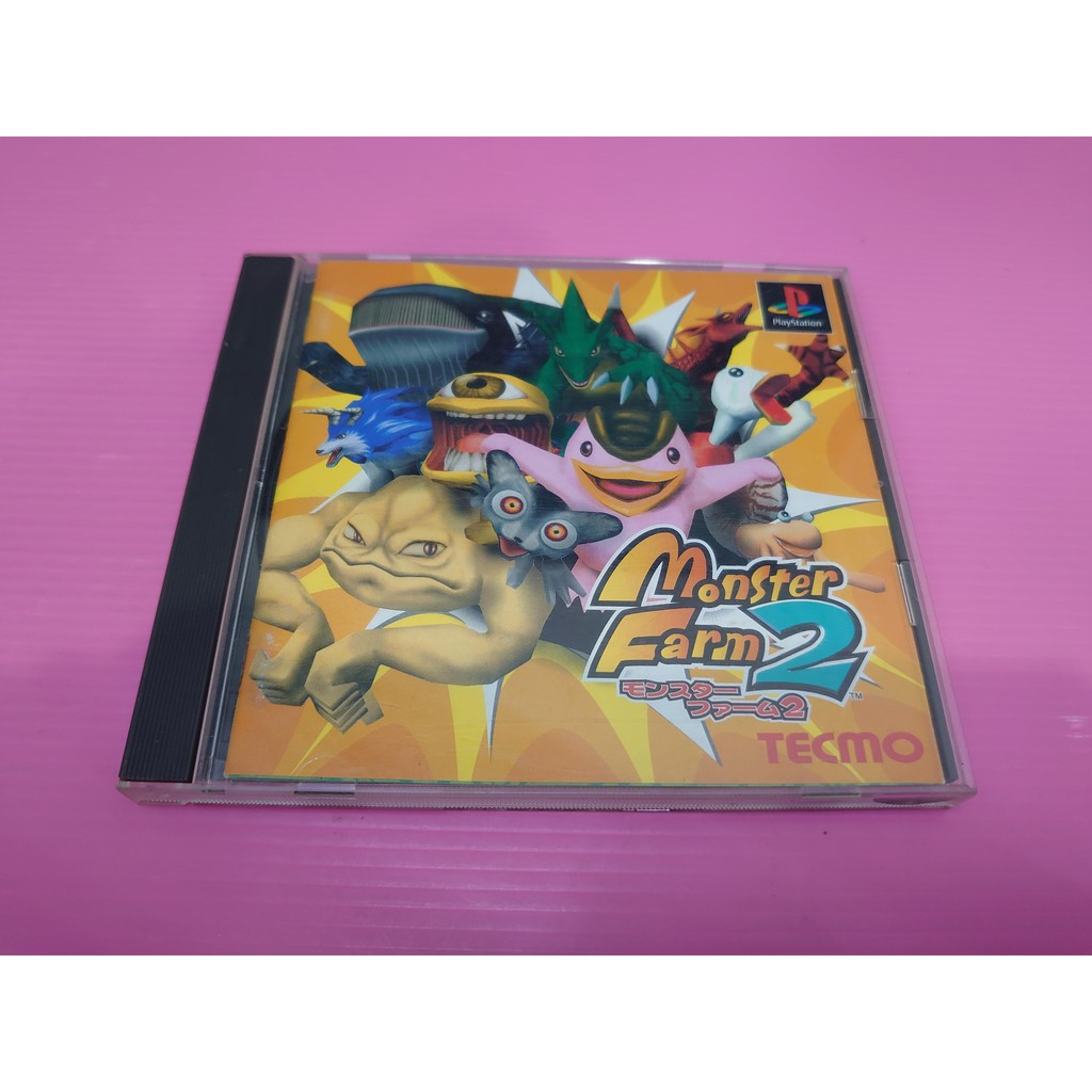 ㄇ モ 出清價! PS2 可玩 PS PS1 2手原廠遊戲片 怪獸農場 2 MONSTER FARM 2 賣90而已 | 蝦皮購物