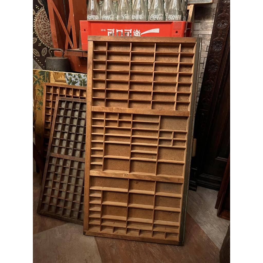 #19世紀 最受歡迎的古董鉛字大抽屜櫃 #423091 | 蝦皮購物