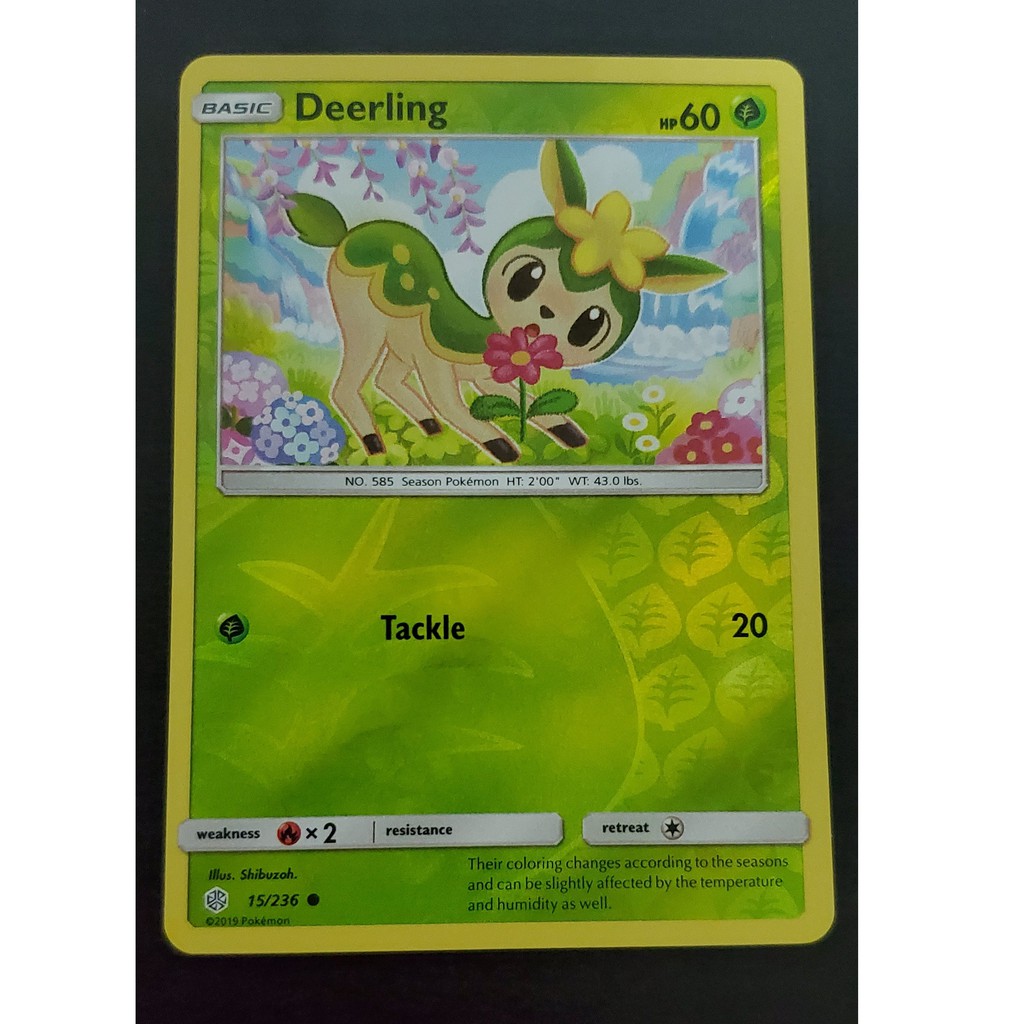 『Micky Lab』美版 Pokemon TCG SM12 15/236 Deerling | 蝦皮購物