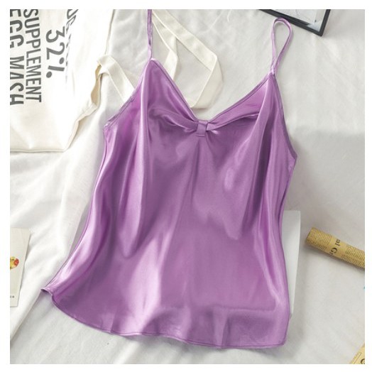 性感吊帶紫色睡衣 吊帶內搭背心 | 蝦皮購物