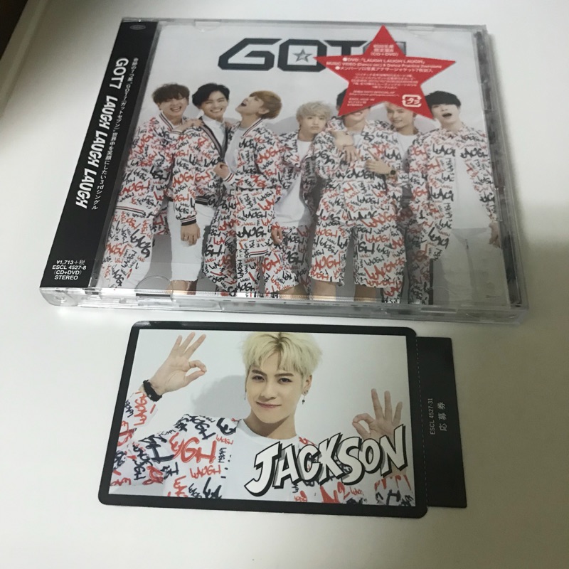 GOT7 日本 第3張單曲 LAUGH LAUGH LAUGH 限定盤B CD+DVD 已拆封 | 蝦皮購物