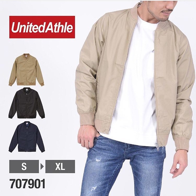 【一件免運】+【送香片】UA United Athle 防潑水 防風棒球外套 口袋 夾克 素色 三色 37079 | 蝦皮購物