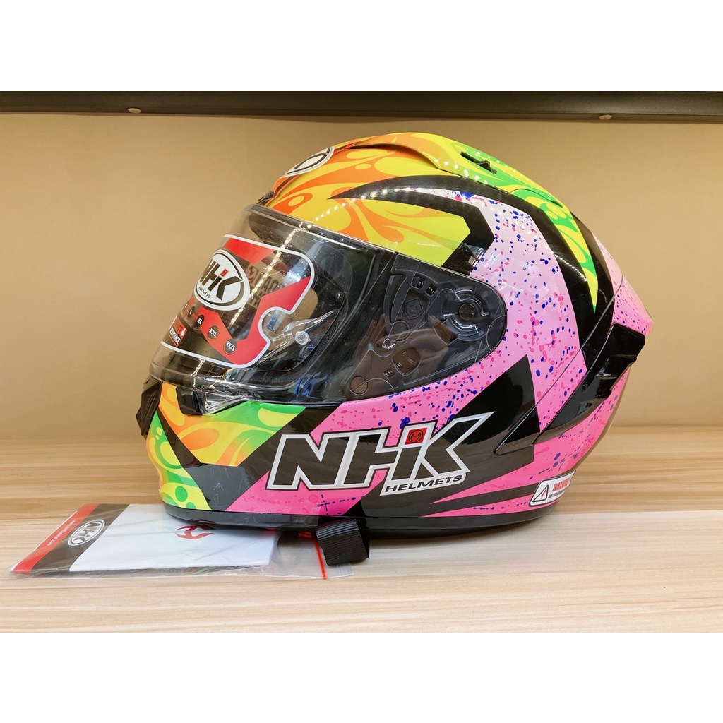 NHK 全罩🔥送頭套+免運 現貨 全新 GP-R Tech KA17#3 冬季 選手帽 全罩式安全帽 仿賽帽 | 蝦皮購物