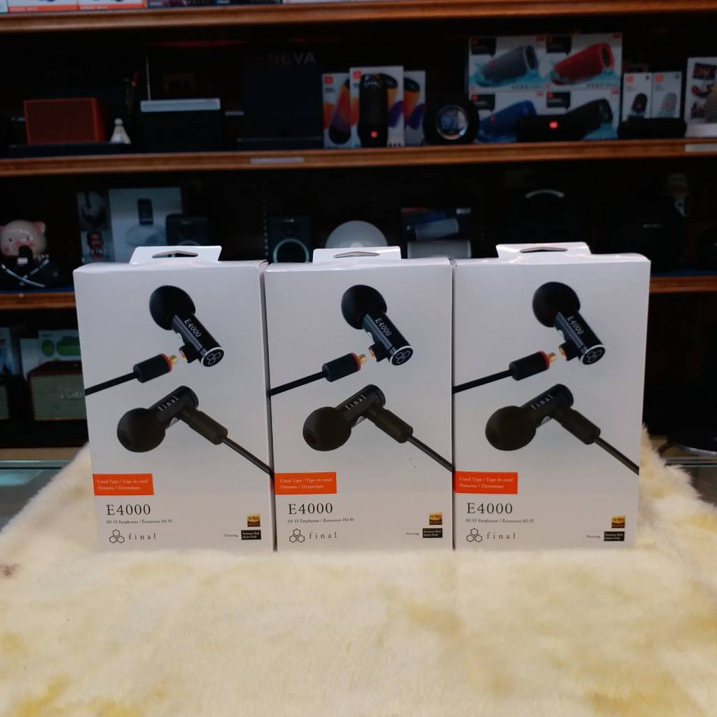含稅含運 台灣總代理公司貨保固2年 視聽影訊 附收納袋 日本 Final E4000 MMCX 可換線耳道耳機 | 蝦皮購物
