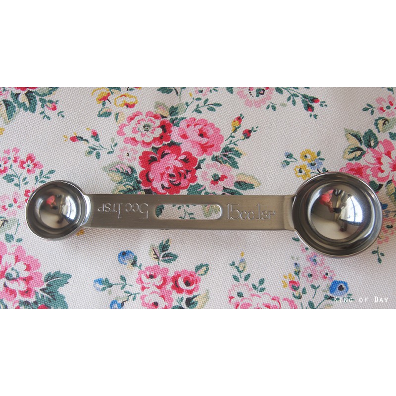 King Day【日本原裝】川嶋工業18-8不銹鋼極厚雙邊計量匙 5cc+15cc | 蝦皮購物