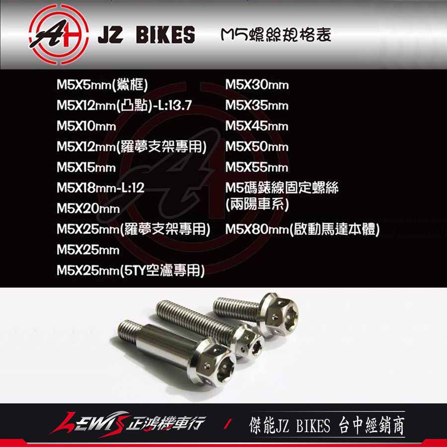 內外六角白鐵螺絲 M5*5mm 至 80mm P0.8牙 白鐵鍍鈦 傑能商行 JZ BIKES 正鴻機車行 | 蝦皮購物