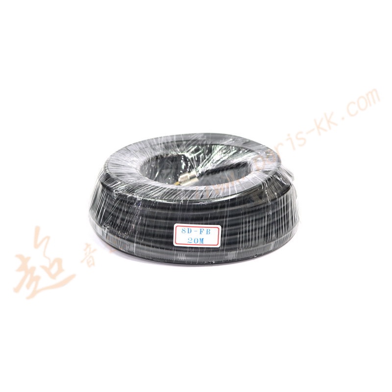 [ 超音速 ] 8D-FB(SFA) 20米 同軸電纜線 架設基地用訊號線 無線電基地台用訊號線 (8D-SFA) | 蝦皮購物