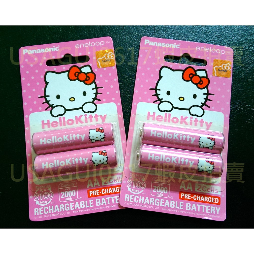【多件優惠】Panasonic eneloop Hello Kitty 鎳氫充電電池 AA電池 3號充電電池 充電電池 | 蝦皮購物