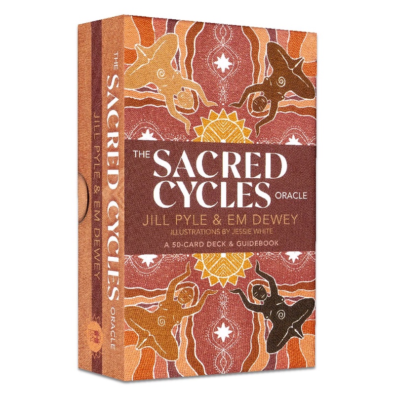 【預馨緣塔羅鋪】現貨正版神聖週期指引卡The Sacred Cycles Oracle(全新50張) | 蝦皮購物