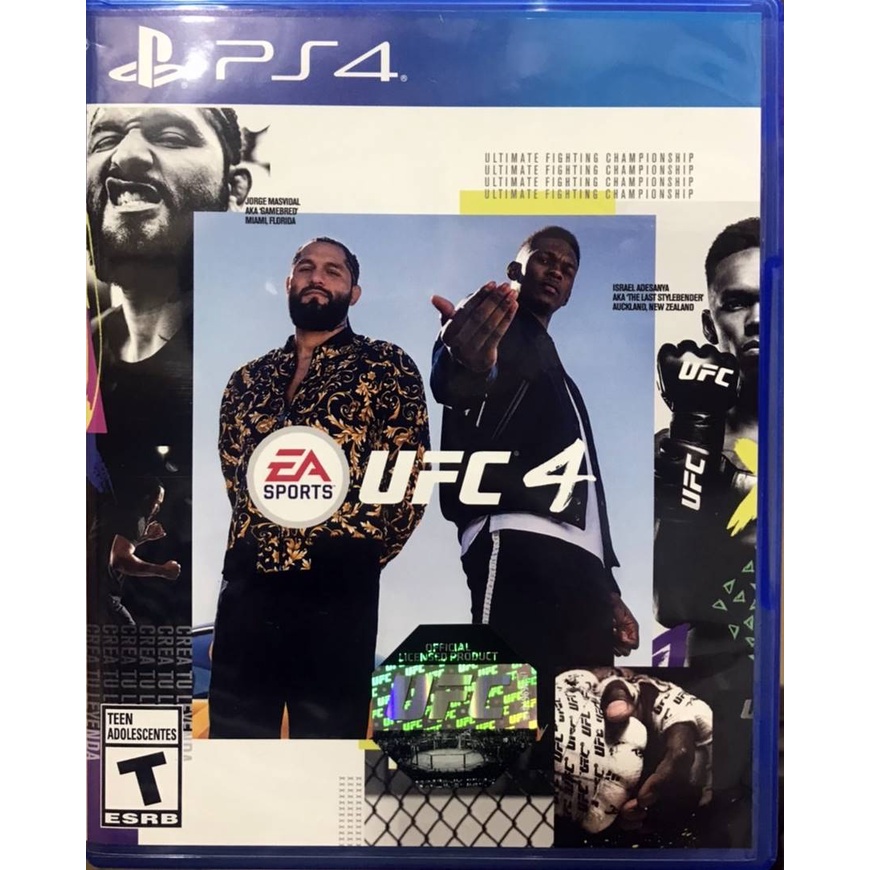【艾達電玩】中古 PS4 UFC4 終極格鬥王者 4 EA SPORTS UFC 4 中文版 | 蝦皮購物