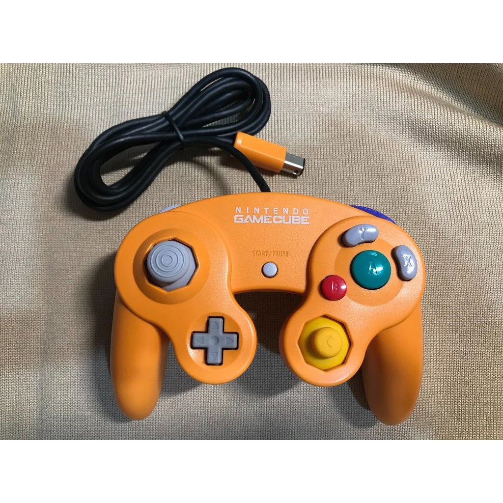 任天堂 NGC GameCube 原廠手把 紫色 黑色 白色 橘色 | 蝦皮購物