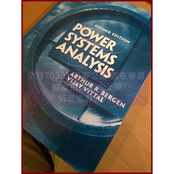 【夢書/19 K6 d6 B48 kk21】Power Systems Analysis 2E Bergen | 蝦皮購物