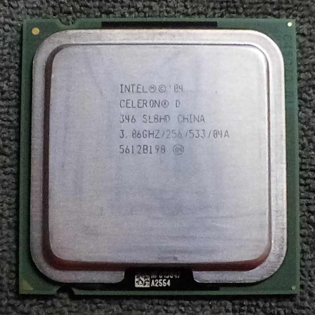 Celeron D 346 - LGA775 - 良品一顆 | 蝦皮購物