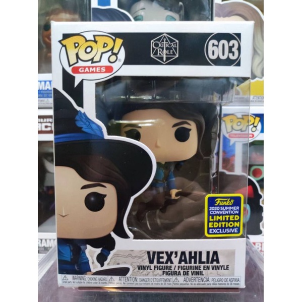 FUNKO POP 正版 603 vex ahlia 會場限定 龍與地下城 遊戲 系列 | 蝦皮購物