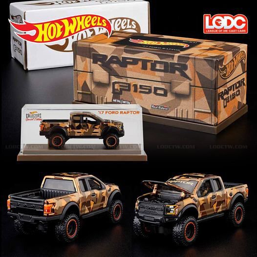 Hot Wheels RLC Exclusive 紅線俱樂部限定 2021 ’17 Ford Raptor | 蝦皮購物