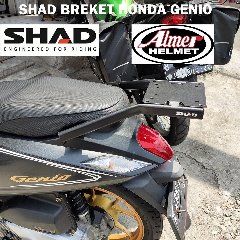 HONDA 適用於本田 Genio 摩托車的 Shad Breket Box | 蝦皮購物