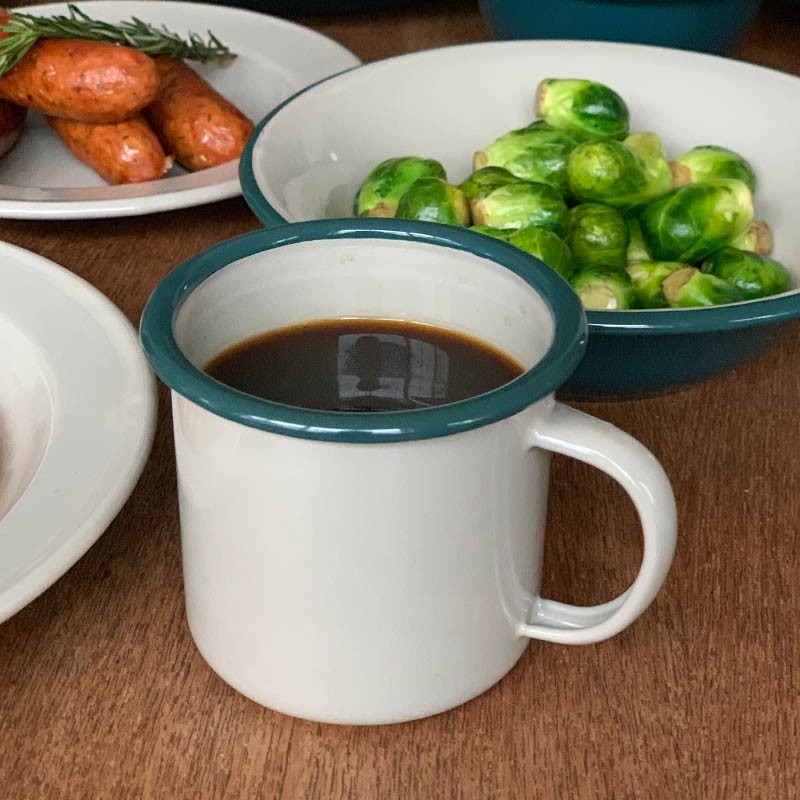 \\ 現貨 ｢DULTON 琺瑯水杯 單耳杯 咖啡杯｣ 拿道具Holdingprops | 蝦皮購物