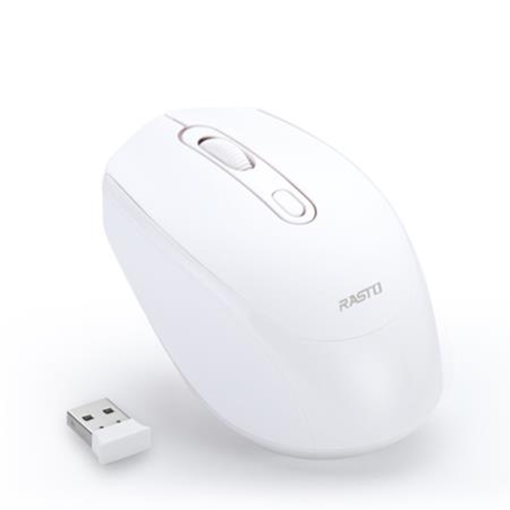 RASTO 超靜音無線滑鼠 RM10 USB無線滑鼠 省電滑鼠 三段DPI切換 美型滑鼠｜史泰博EZ購 | 蝦皮購物