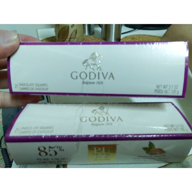 GODIVA 85%薄片巧克力（21入） | 蝦皮購物