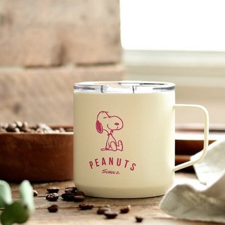 現貨！日本2021 Peanuts Snoopy 史努比 史奴比 不鏽鋼保溫杯 保溫杯 保溫保冷 附蓋 蓋杯 350ml | 蝦皮購物