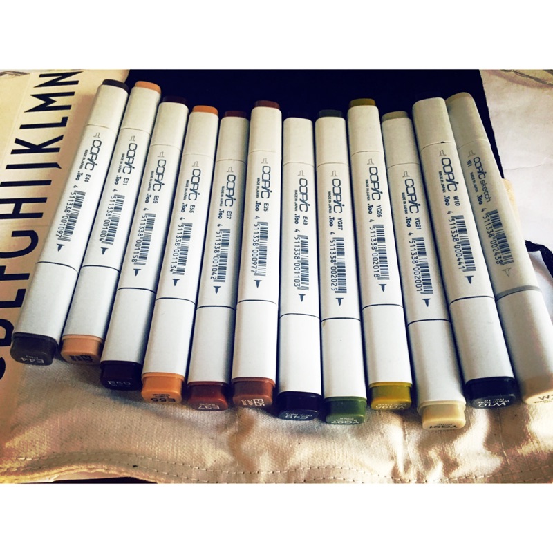 COPIC 麥克筆 室內設計證照準備顏色W1 W10 YG91 YG95 YG97 E25 E31 E37 E44 | 蝦皮購物