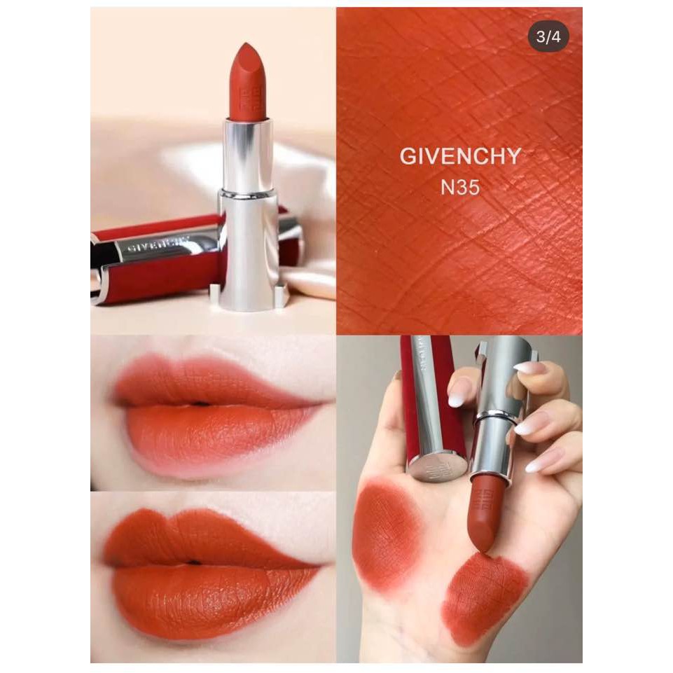 Y.A🌸 Givenchy 紀梵希 N17 N27 N28 高級訂製香吻誘惑紅絲絨唇膏 粉絲絨 口紅 七夕限定 | 蝦皮購物