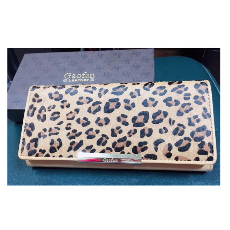 Gaofan 豹紋長夾 | 蝦皮購物