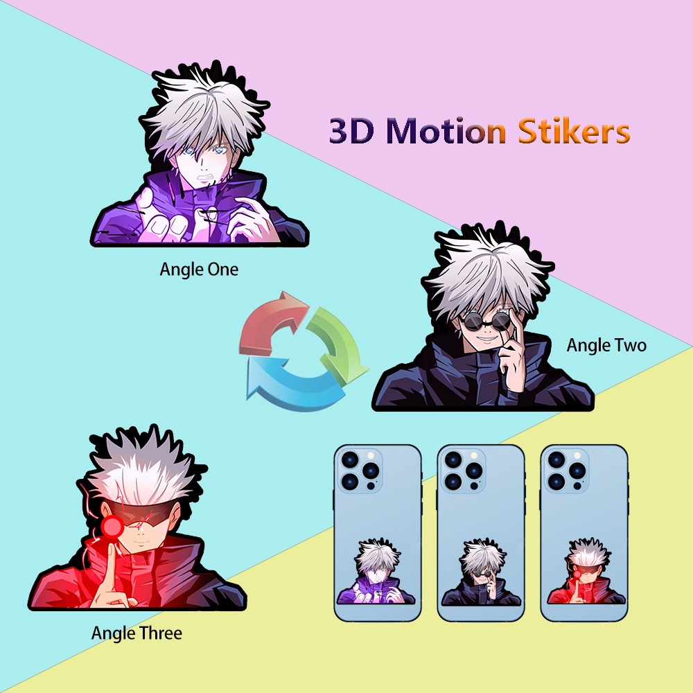 Gojo Anime Mini Motion Stickers Jujutsu Kaisen Demon Slayer | 蝦皮購物