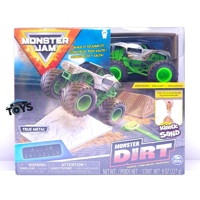 Monster Jam Alien Invasion Monster Dirt Starter Set 1:64 比例 | 蝦皮購物
