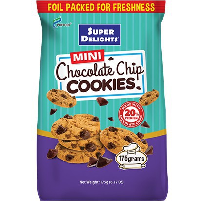 菲律賓 Super Delights 巧克力 餅乾 400g 巧克力豆 chocolate chip cookies | 蝦皮購物