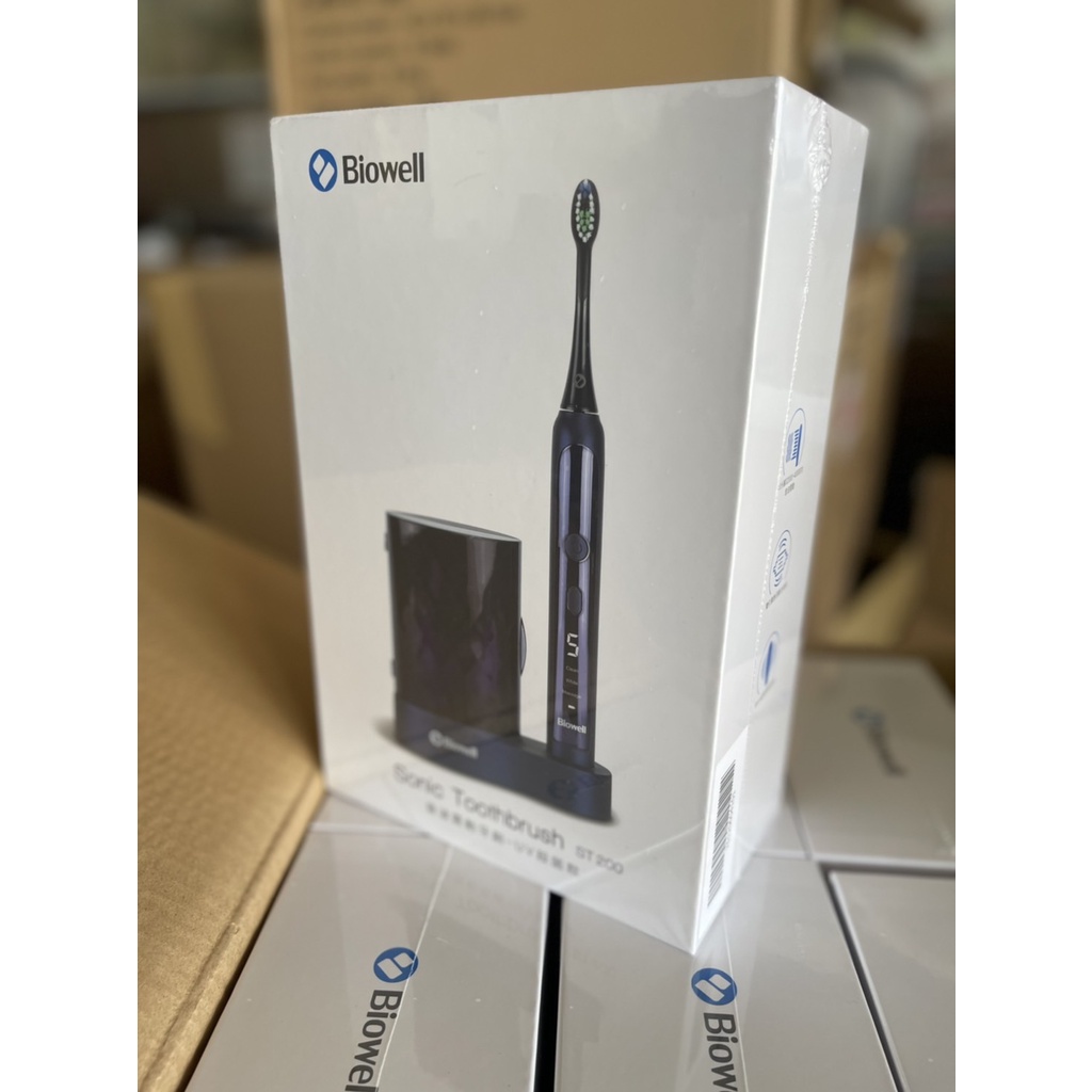 Biowell 博佳 UV殺菌款 ST 200 音波震動牙刷 出清900 | 蝦皮購物