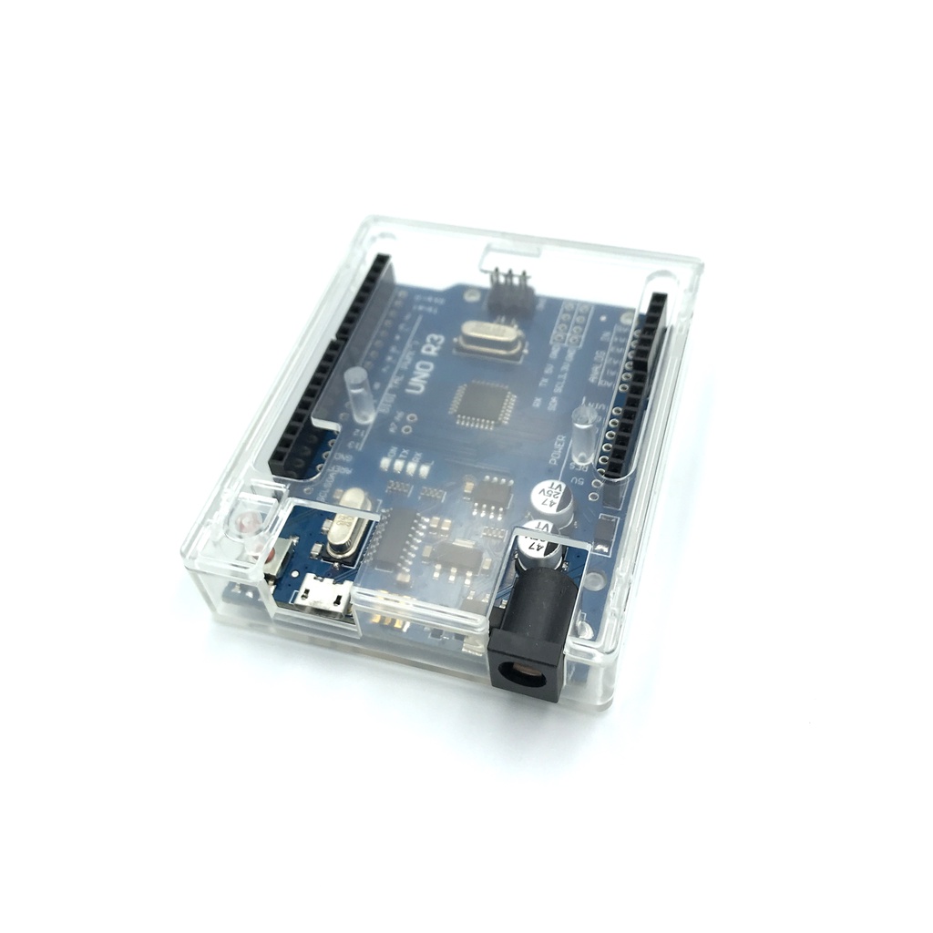 Arduino UNO R3 透明 黑色 外殼 | 蝦皮購物