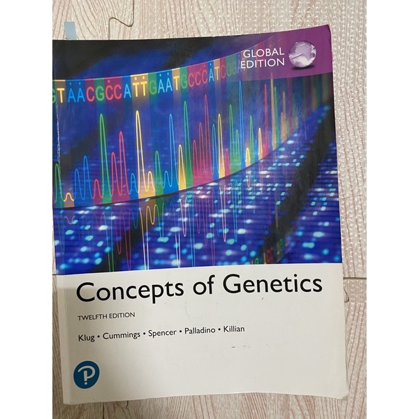 Concepts of Genetics, 12th Ed. 遺傳學 | 蝦皮購物