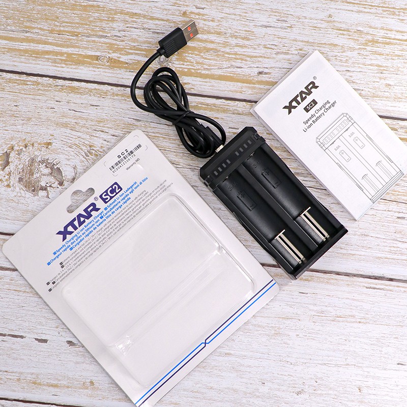 【軍警＆露營裝備專賣】XTAR SC2 QC 3.0 雙槽快充充電器（搭配小米快充頭充電功率可達18-20W） | 蝦皮購物