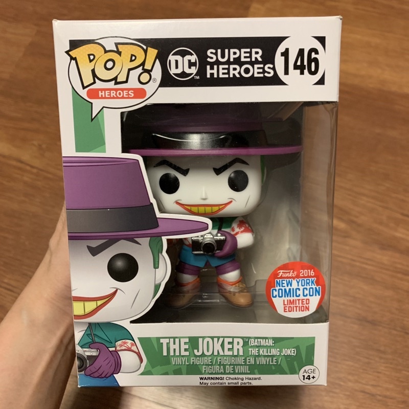 贈軟殼 Funko pop 146 小丑 蝙蝠俠 照相小丑 NYCC限定 致命玩笑 The joker | 蝦皮購物