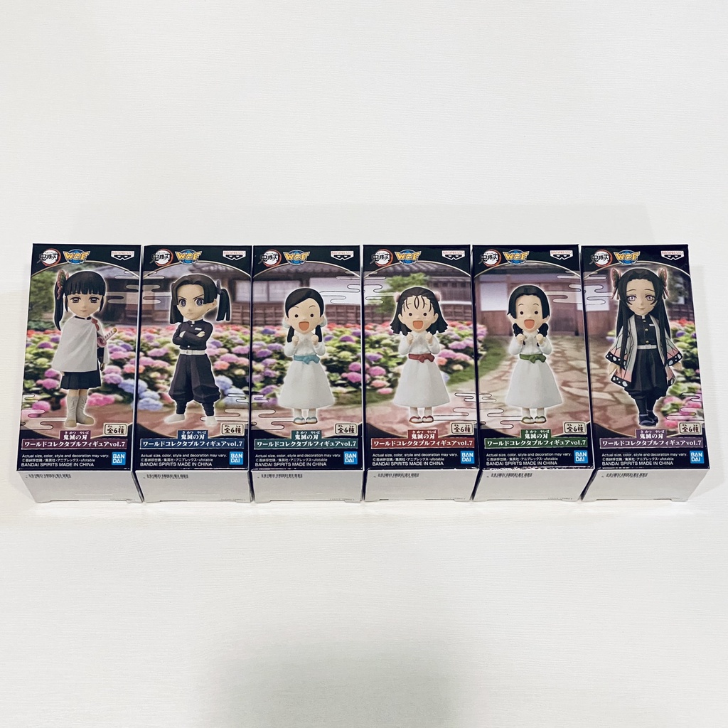 【翔翔玩具鋪】代理版 BANDAI 鬼滅之刃 WCF vol.7 全6種 共6盒 可刷卡 可分期 | 蝦皮購物