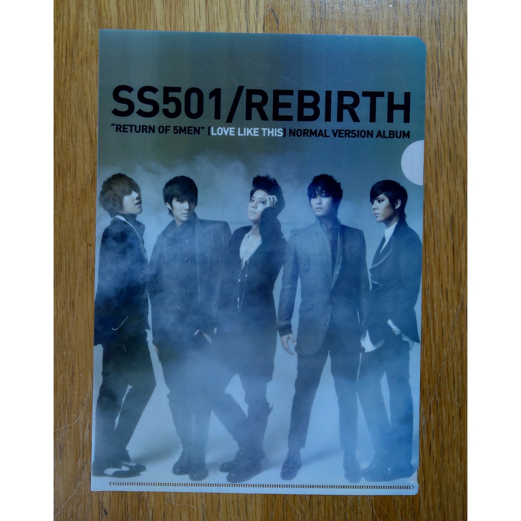 SS501 REBIRTH Return of 5 Men SUPER HITS! destination 資料夾檔案夾 | 蝦皮購物