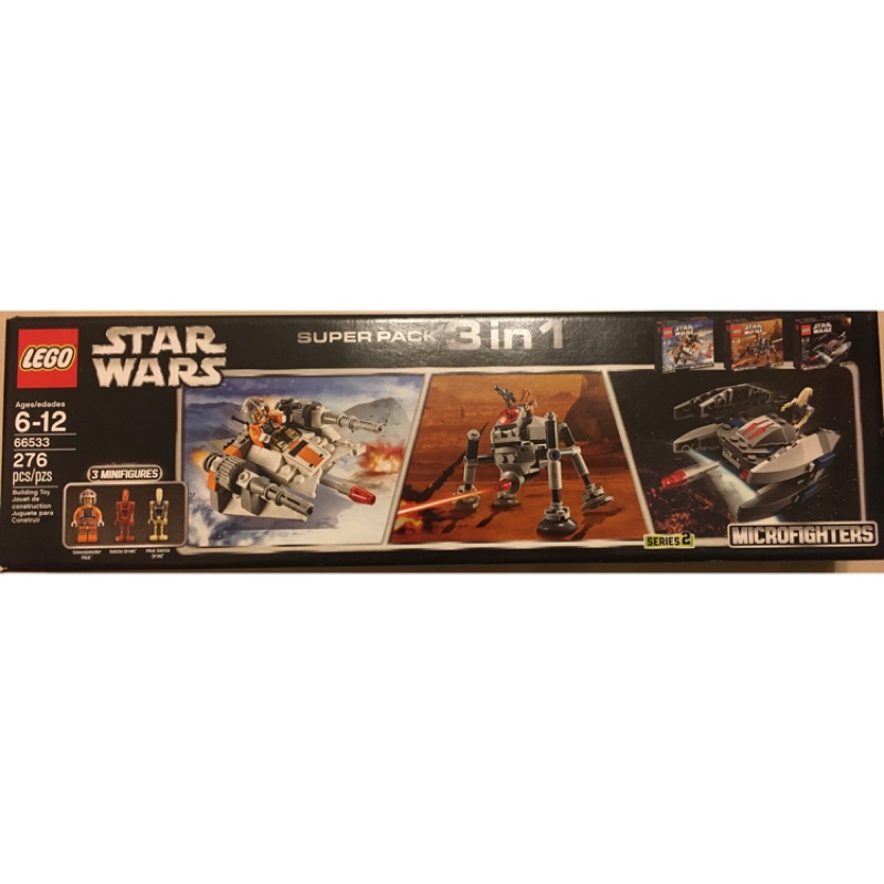 全新樂高LEGO 66533 星際大戰 三合一 限量盒裝 75074+75077+75073 | 蝦皮購物