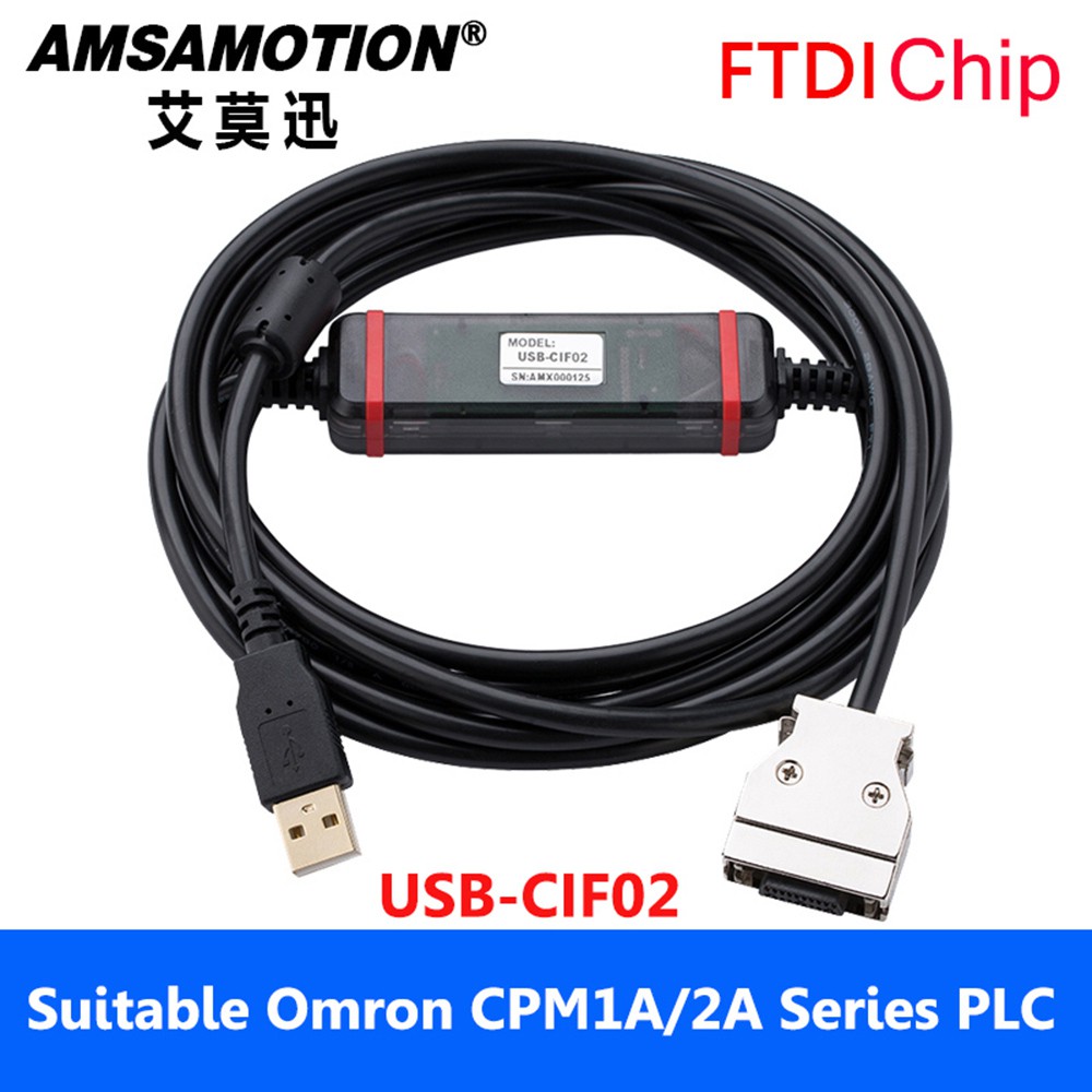 OMRON 適用於歐姆龍plc編程線usb-cif02下載線cpm1a/2a系列下載通訊線 | 蝦皮購物