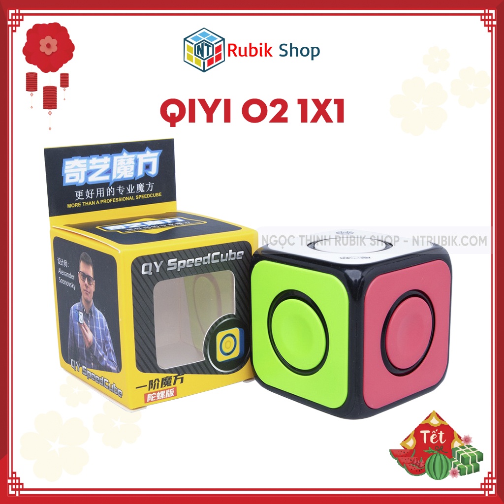 Rubik 1x1 QiYi O2 立方體旋轉器 - 魔方變體 1x1x1 | 蝦皮購物