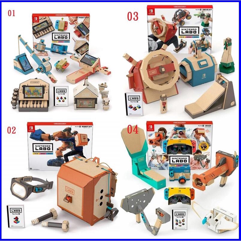 Switch NS 任天堂實驗室 LABO Toy-Con01 02 LABO 03 LABO04【四張犁電玩】 | 蝦皮購物