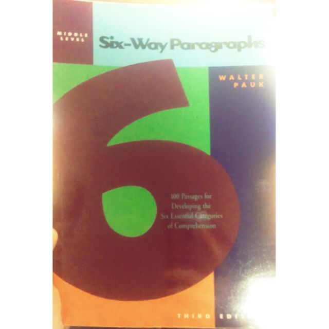 Six-way paragraphs(middle level) | 蝦皮購物