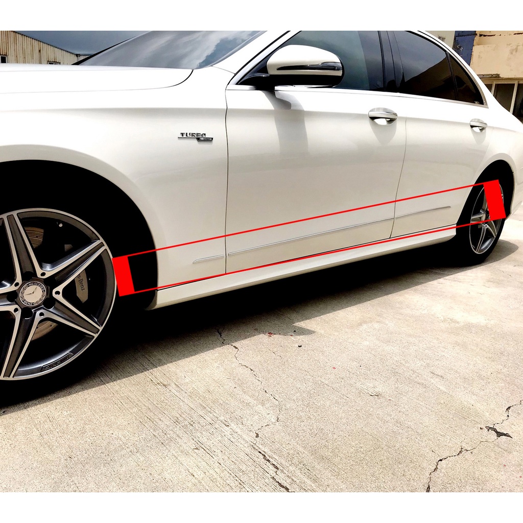 圓夢工廠 Benz 賓士 E W213 E200 E220 E250 E300 E43 鍍鉻銀 車門 車側 車身飾條 | 蝦皮購物