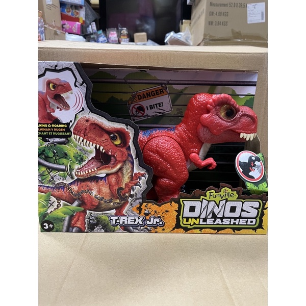 現貨 全新 正版 原價599元 Funville Dinos Unleashed FUN恐龍 奔跑暴龍 奔跑迅猛龍 | 蝦皮購物