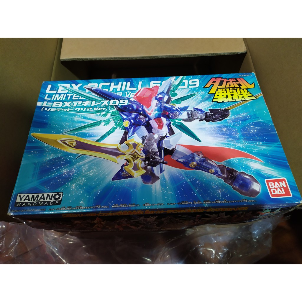 稀有限定 萬代紙箱戰機 LBX 036 阿基里斯 D9 ACHILLES D9 透明版 彩透版 | 蝦皮購物