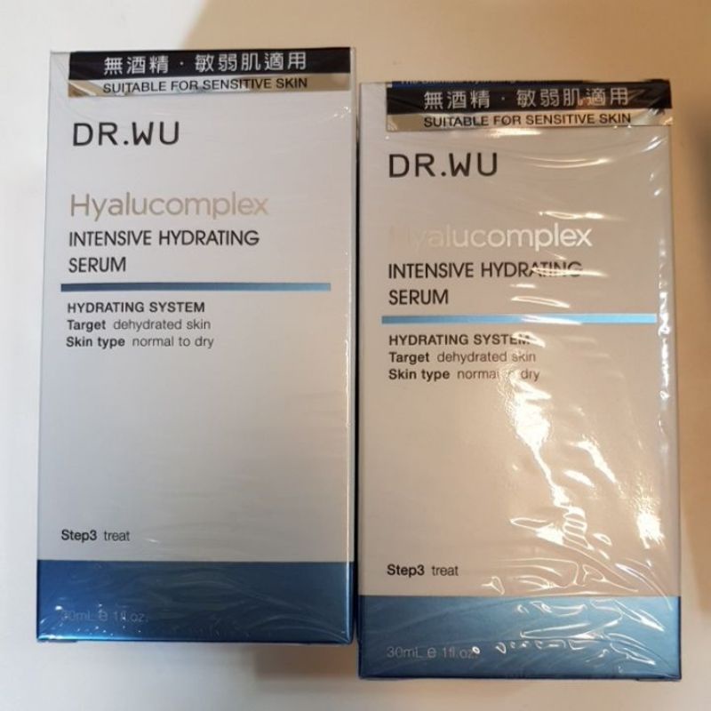 DR.WU玻尿酸保濕精華液30ml/玻尿酸保濕精華液101ml/10ml裸瓶×3/5ml盒裝×6=30ml只要499 | 蝦皮購物